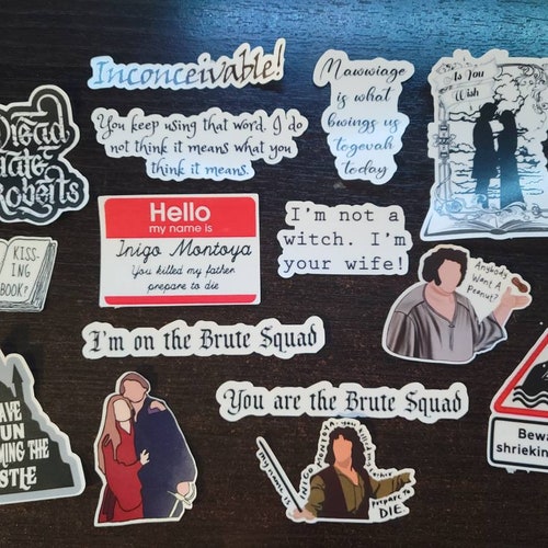Princess Bride Inspired Sticker Set - Etsy