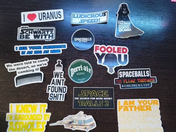 Spaceballs the Stickers Inspired Set - Etsy
