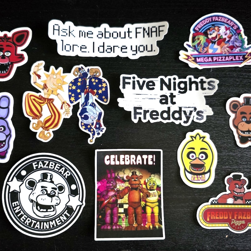 Five Nights at Freddy Stickers - Etsy
