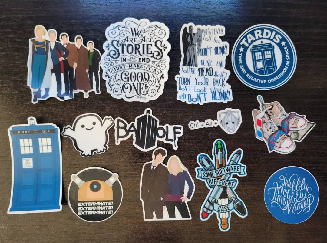 Dr. Who Inspired Sticker Set 1 - Etsy