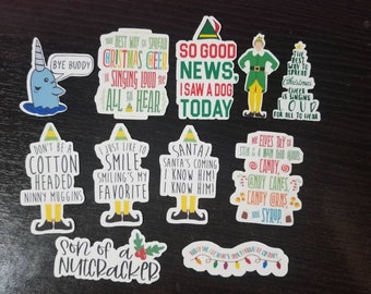 Buddy Elf Sticker - Etsy