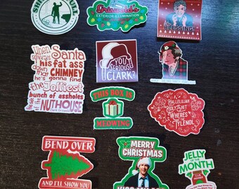National Lampoon's Christmas Vacation Movie Sticker Set - Etsy