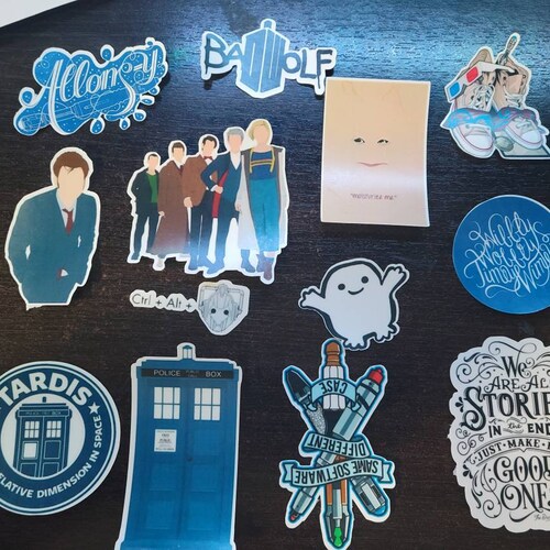 Dr. Who Inspired Sticker Set 1 - Etsy
