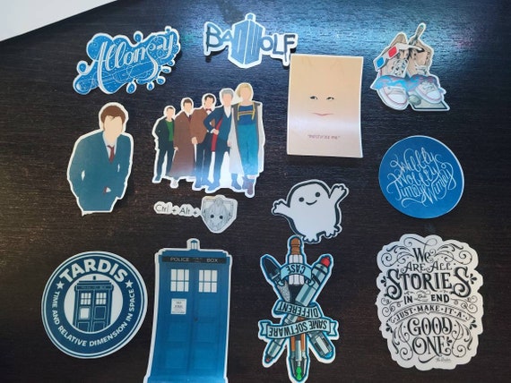 Dr. Who Inspired Sticker Set 1 - Etsy