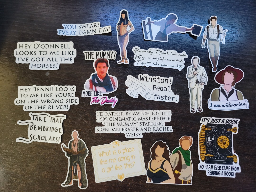 The Mummy (1999) Inspired Sticker Pack - Etsy