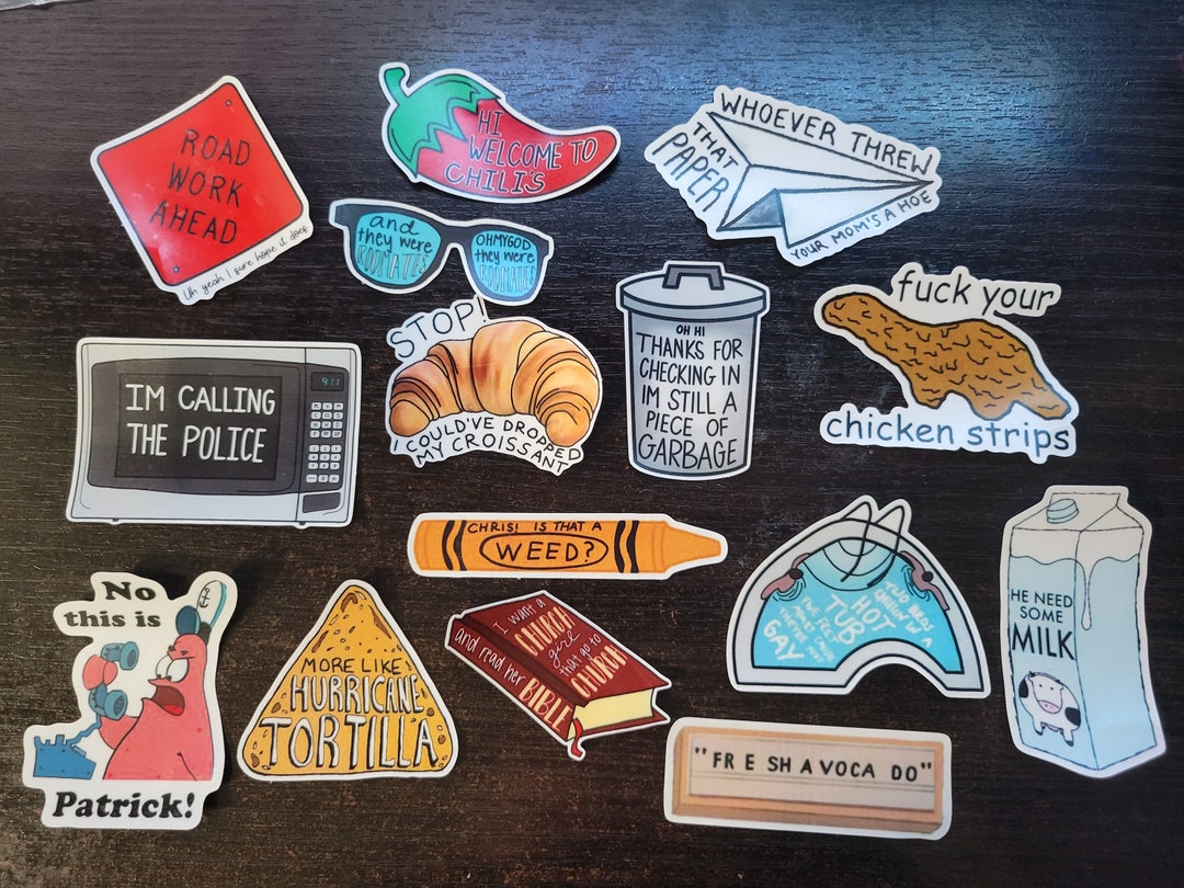 Nostalgic Vine Sticker Pack - Etsy