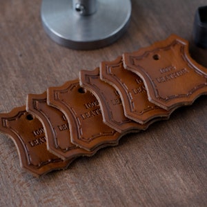 100% Leather Stamp Tool Leather Tag Cutter Leather Cutting Die Leather ...