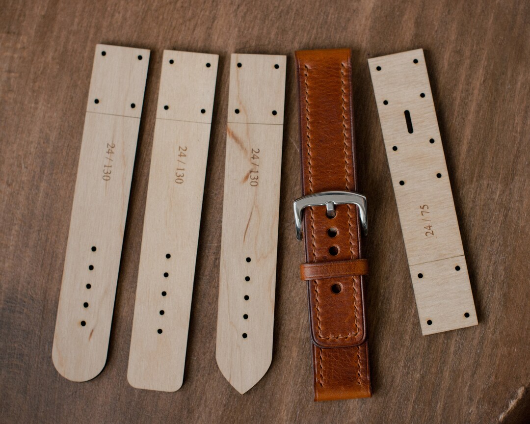 Leather Watch Strap Templates Apple Watch Strap Pattern Plywood Watch ...