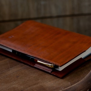 Leather Notebook Cover PDF Pattern: A5 Journal Template - Etsy