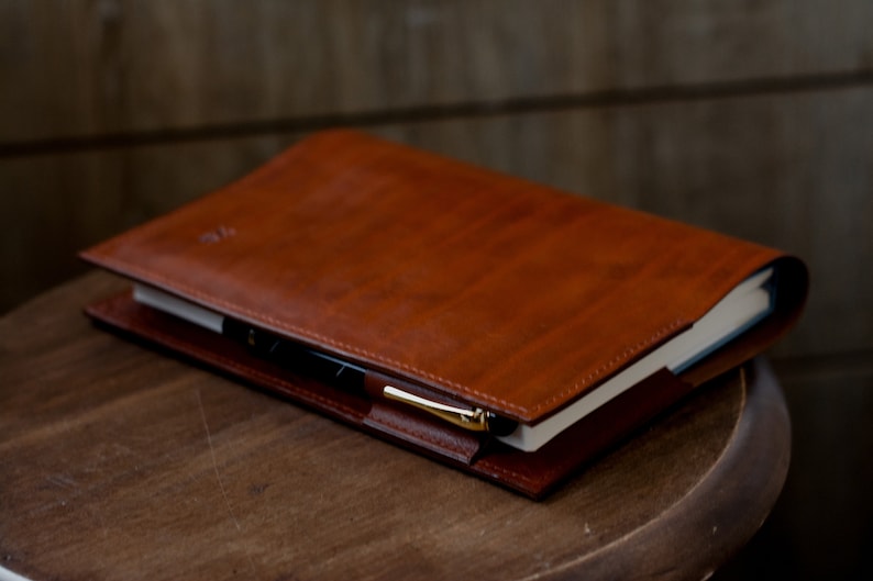 Leather Notebook Cover PDF Pattern: A5 Journal Template - Etsy