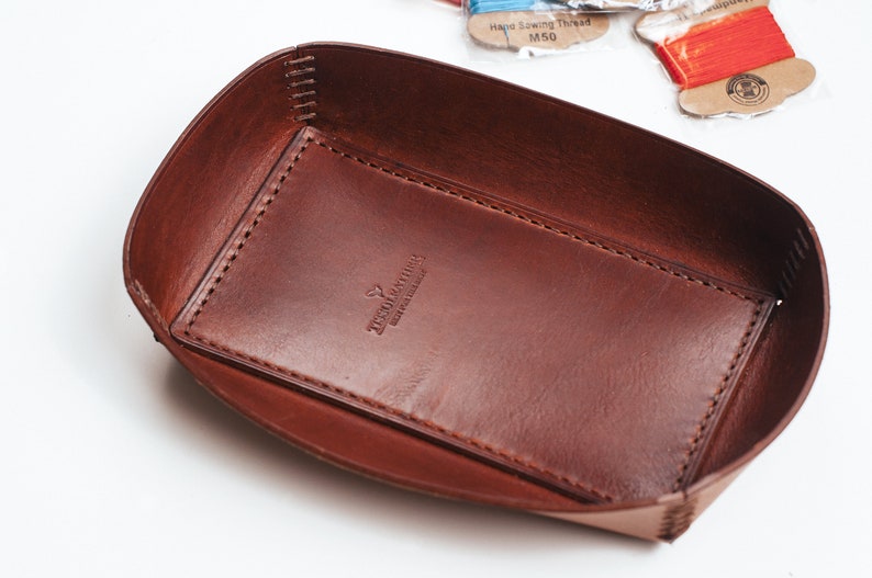 Leather Valet Tray PDF Pattern: Leathercraft Plate & Bowl Template (SVG ...