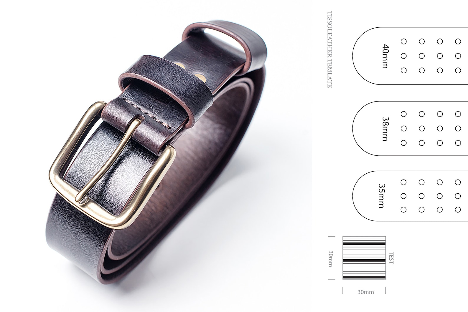 Leather Belt PDF Template Set Belt Marking Template SVG Ruler - Etsy