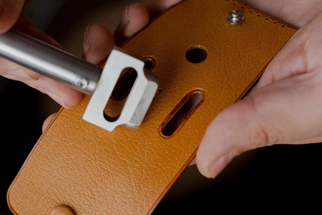Oval Leather Hole Punch Cutter Set: Belt Hole Tool - Etsy
