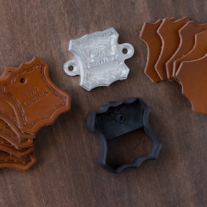 100% Leather Stamp Tool Leather Tag Cutter Leather Cutting Die Leather ...