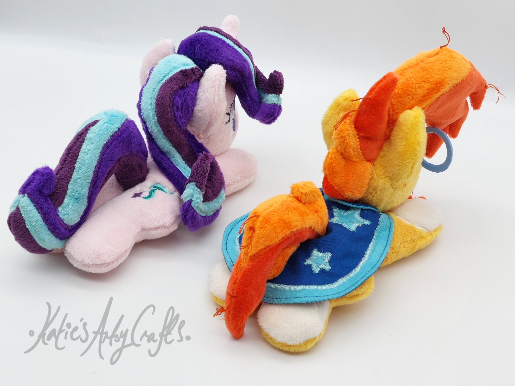 Pony Plush G4 Inspired Starlight & Sunburst 7 Beanie Plushies Made to ...