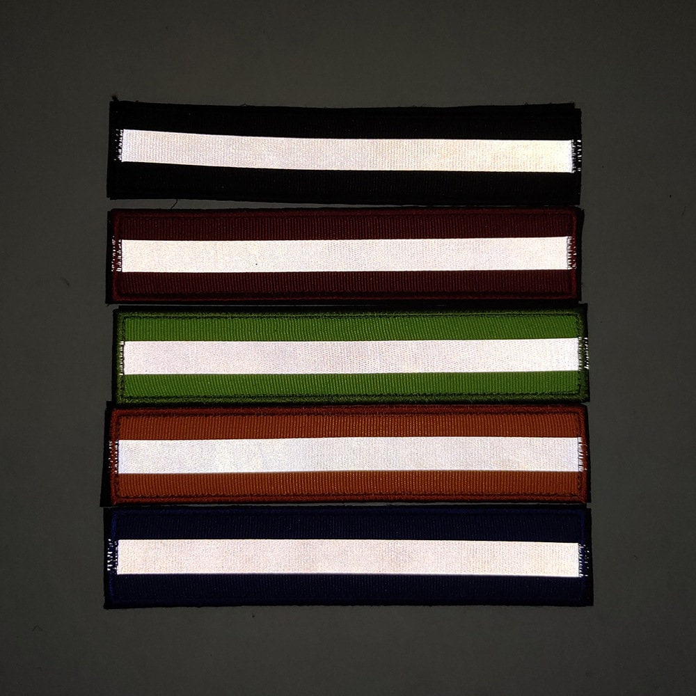 Reflective Fastener Extra Safety Patch Green Embroidered Patches ...
