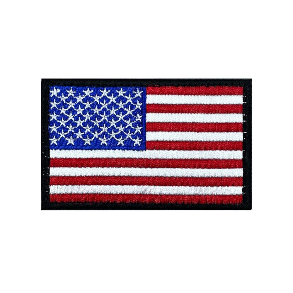 USA US American Flag Embroidered Patches Appliques Tactical Military ...