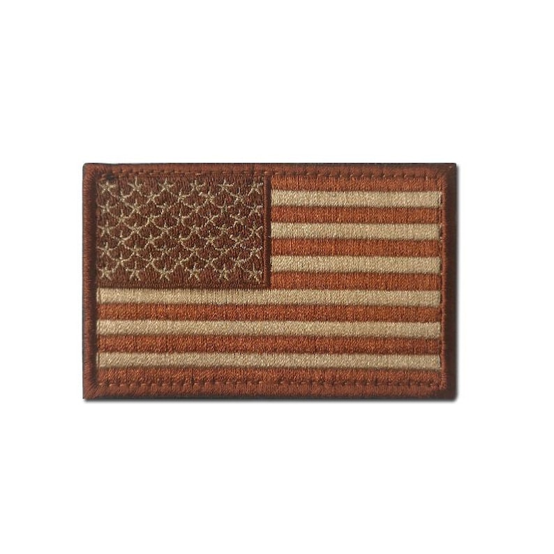 USA US American Flag Embroidered Patches Appliques Tactical Military ...