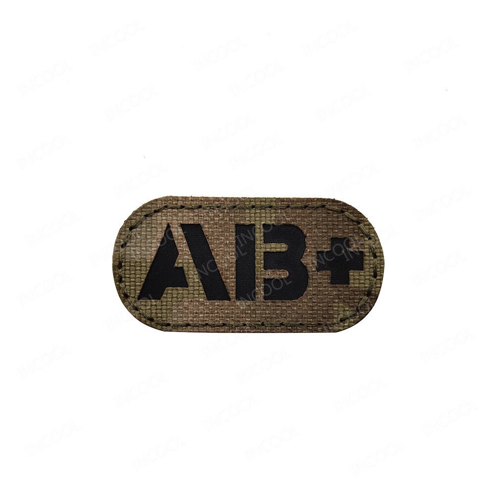 Blood Type a B Ab O Positive Negative POS NEG Reflective Infrared IR ...