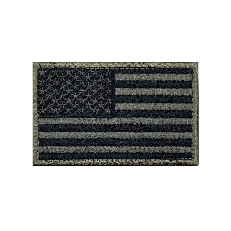 USA US American Flag Embroidered Patches Appliques Tactical Military ...
