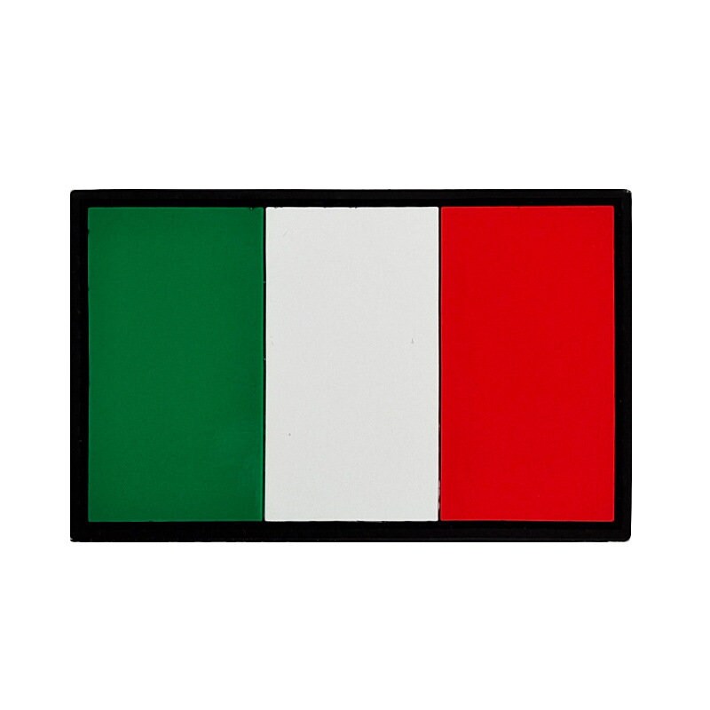 PVC Rubber Europe Country National Flag Patches UK Germany Italy ...