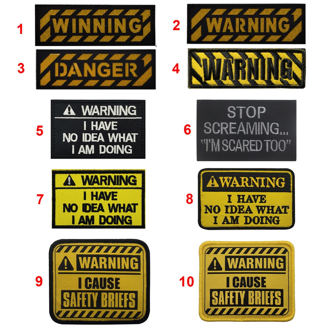 Embroidery I Have No Idea What I Am Doing Patches Stop Screaming ...