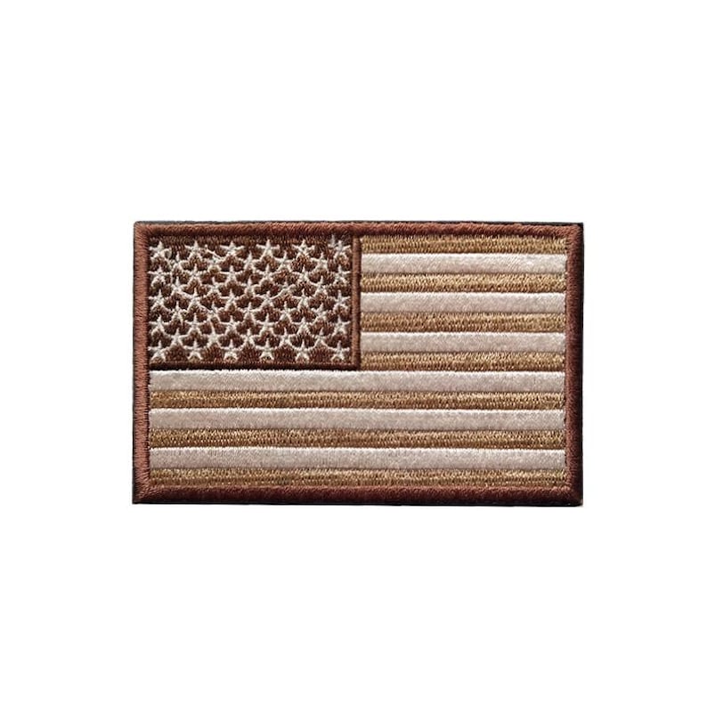 USA US American Flag Embroidered Patches Appliques Tactical Military ...