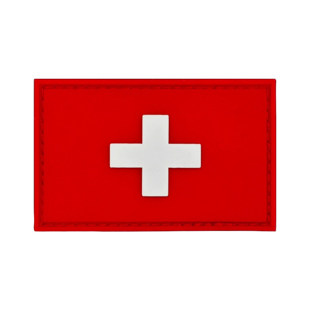 PVC Rubber Europe Country National Flag Patches UK Germany Italy ...
