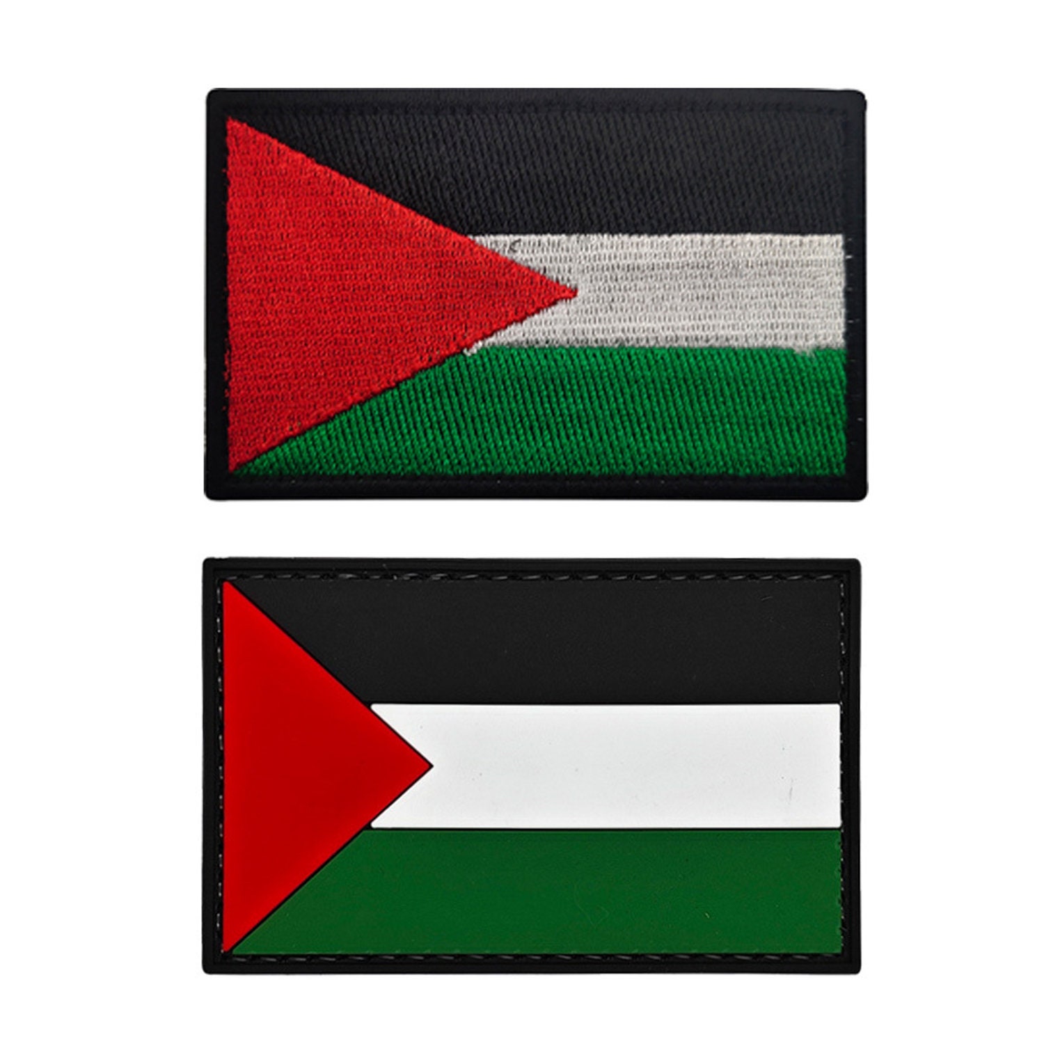 Palestine Flag Patches Palestinian Flags Embroidered Patches PVC Rubber ...