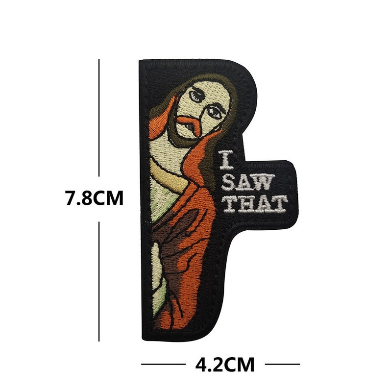 Jesus Fish Embroidery Patches God Christian Cross Flag Sign Emblem ...