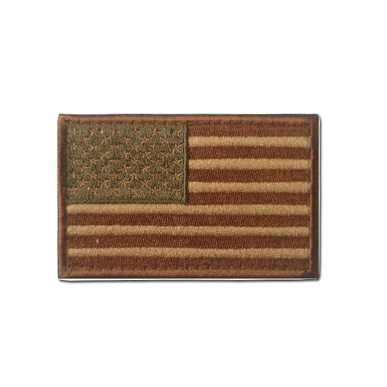 USA US American Flag Embroidered Patches Appliques Tactical Military ...