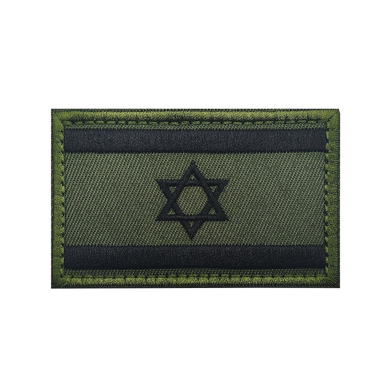 Israel Flag Embroidery Patch Israeli Flags PVC Rubber Patches Army ...