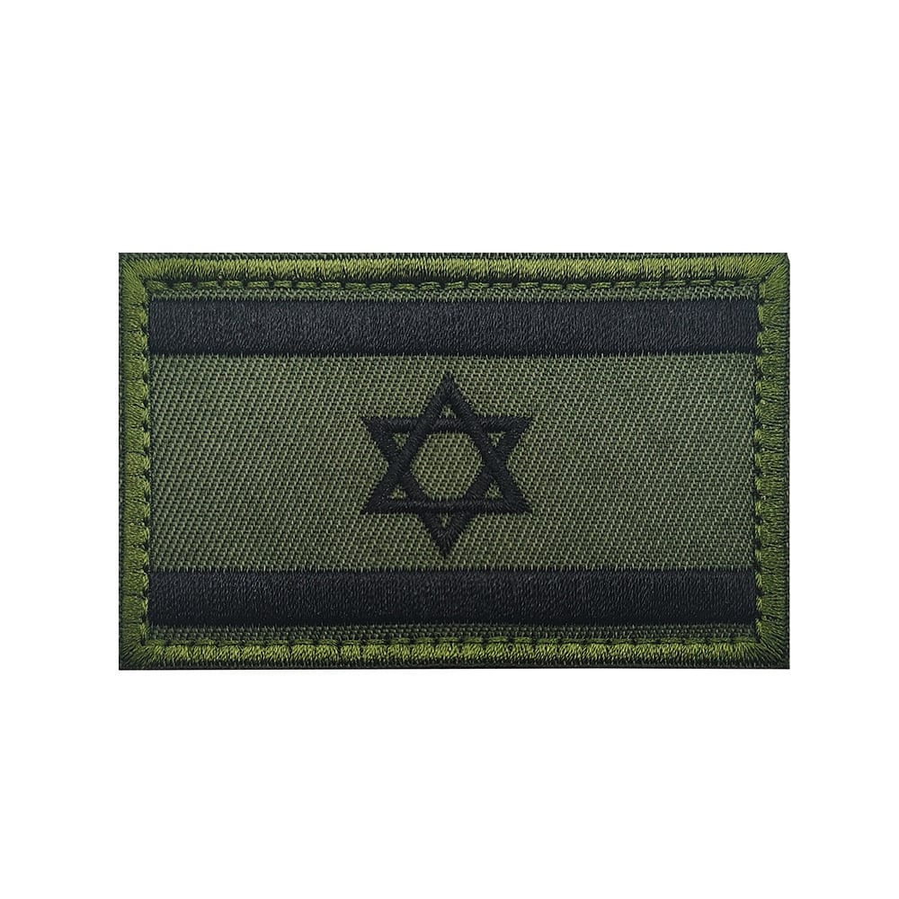 Israel Flag Embroidery Patch Israeli Flags PVC Rubber Patches Army ...