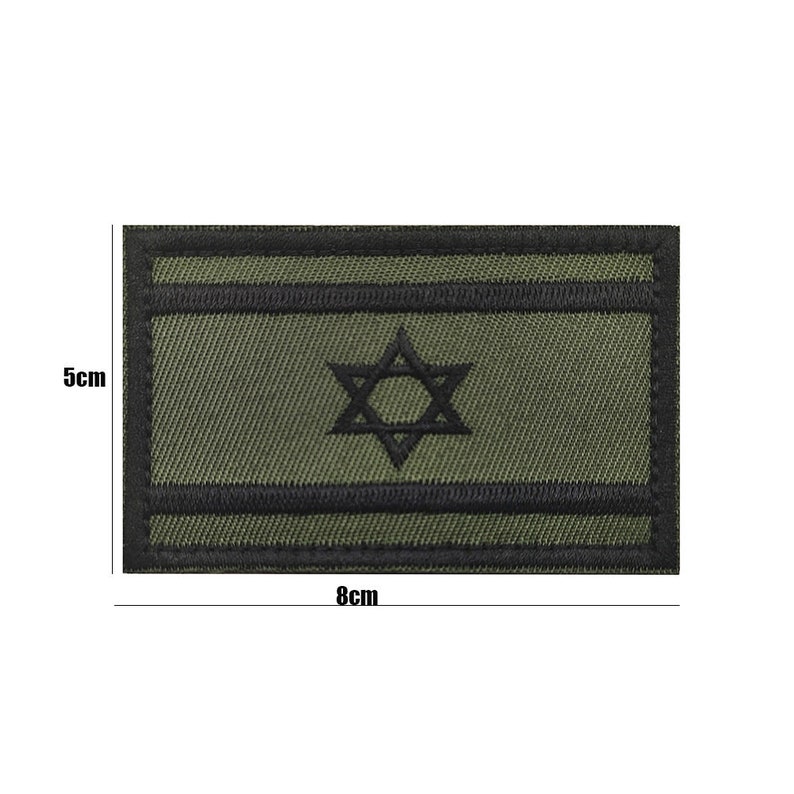Israel Flag Embroidery Patch Israeli Flags PVC Rubber Patches Army ...