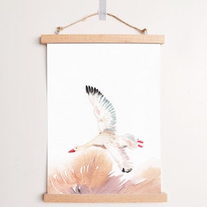 Swan Watercolor Printable Mother's Day Card Digital Download - Etsy
