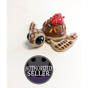 Sweet Ice Cream Baby Turtle 3D Printed Articulated Fidget Toy, Stress ...