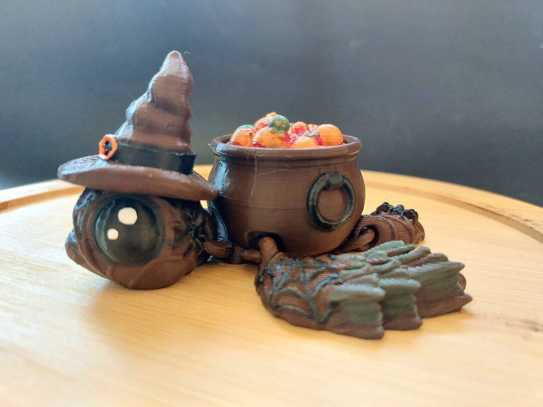 Witch Turtle Stress-relief 3D Printed Office Desk Decor, Adults & Kids ...