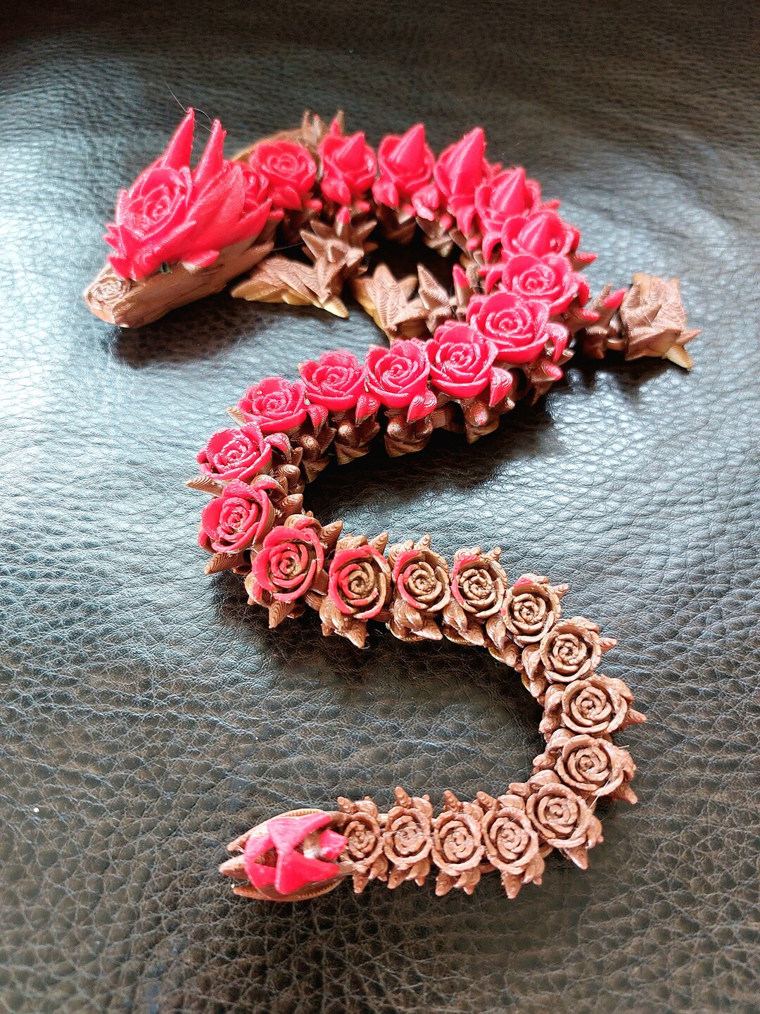 Roses Dragon Articulated Relief Stress and Anxiety Cute Fidget Toy ...