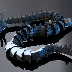 Dragon Dragon 3D Printed Office Desk Toy Articulated Relief Stress and ...