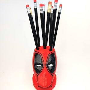 Deadpool Pen Holder Office Desk Decor Easter Gift, Deadpool Fans Gift ...