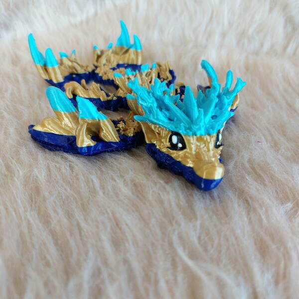 3d Printed Articulated Dragon Coral Reef - Etsy