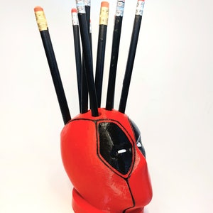Deadpool Pen Holder Office Desk Decor Easter Gift, Deadpool Fans Gift ...