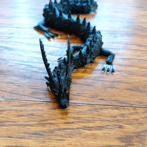 Dragon Dragon 3D Printed Office Desk Toy Articulated Relief Stress and ...