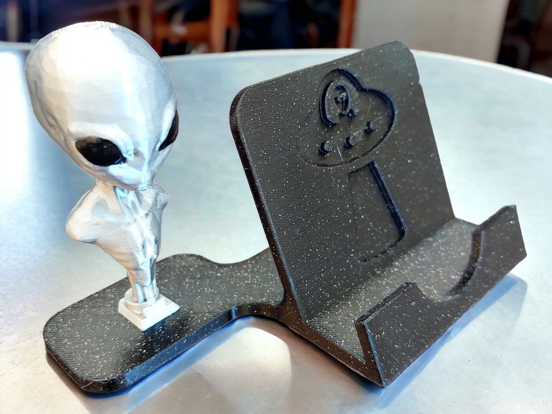 Alien Phone Stand Office Desk Decor Alien Phone Holder - Etsy
