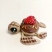 Sweet Ice Cream Baby Turtle 3D Printed Articulated Fidget Toy, Stress ...