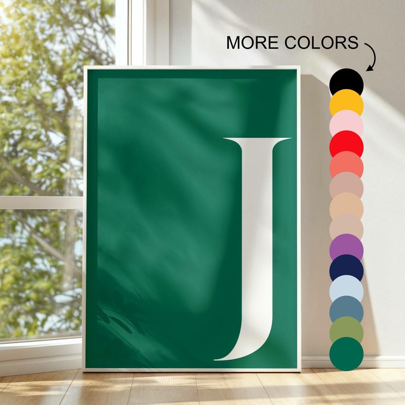 Monogram Letter J - Etsy