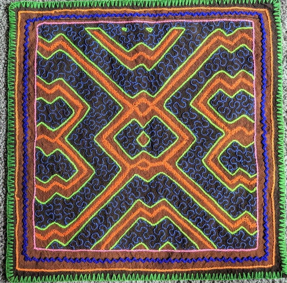 SHIPIBO Fabric XAO KENE Ancestral Information Handmade | Etsy