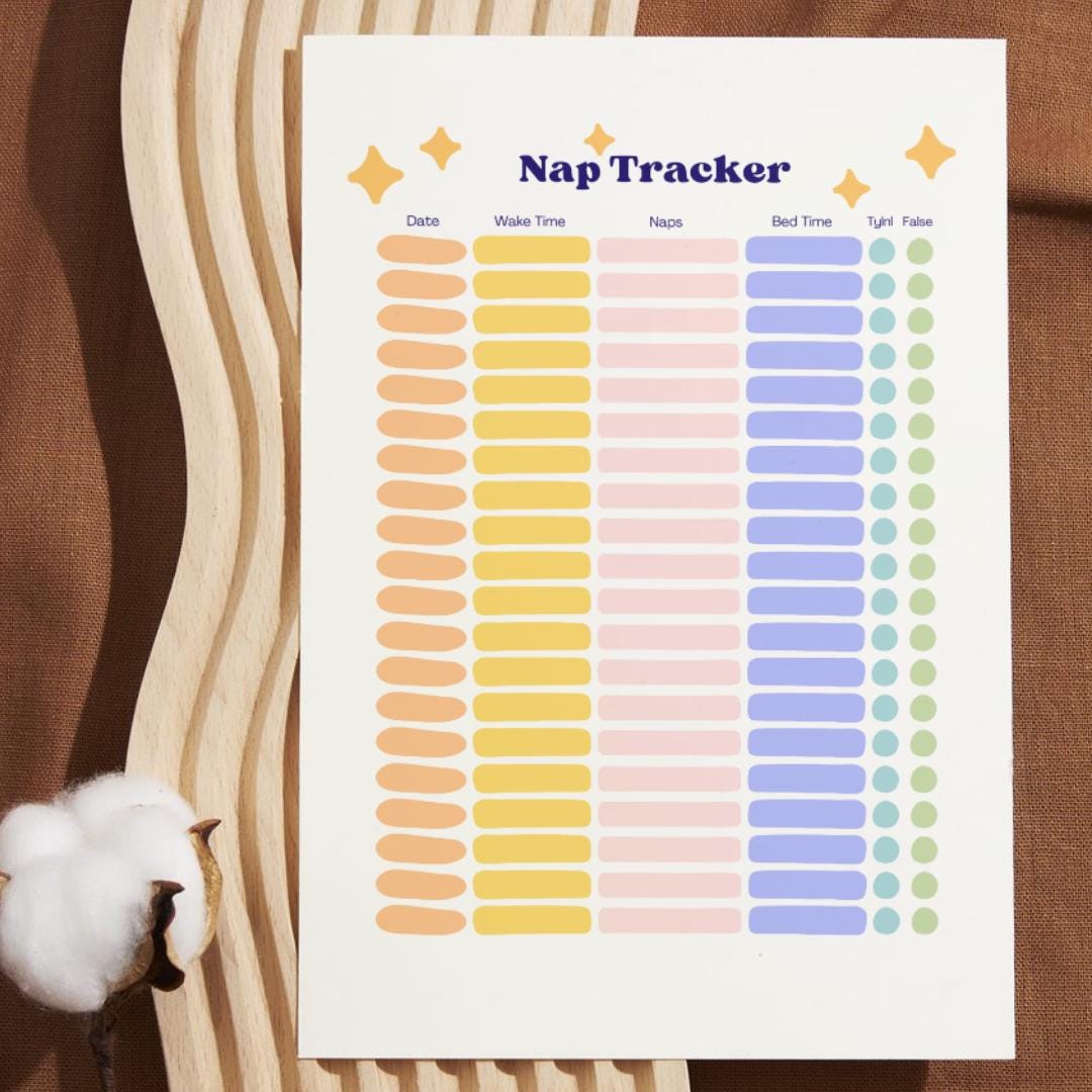 Sleep & Nap Tracker Printable for Toddlers or Babies Letter-size - Etsy