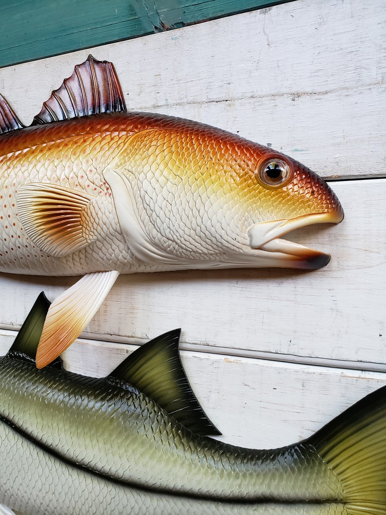 Redfish Snook Tarpon decor 28 wall replica 3D fish | Etsy