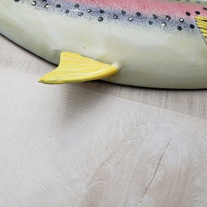 Rainbow, Brown, or Golden Trout Fish Wall Replica Decor 18" Lake House ...